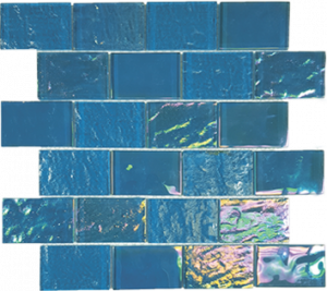 Nautical Bimini Blue 2x3 - Treasure Tile