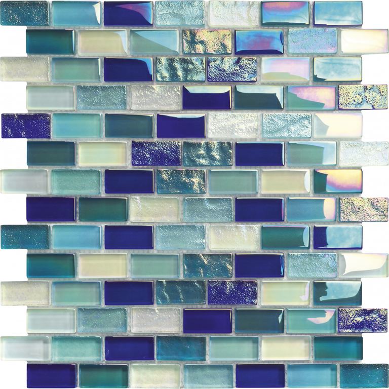 Neptune Blue Blend 1x2 - Treasure Tile