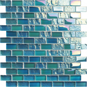 Neptune Turquoise 1x2 - Treasure Tile