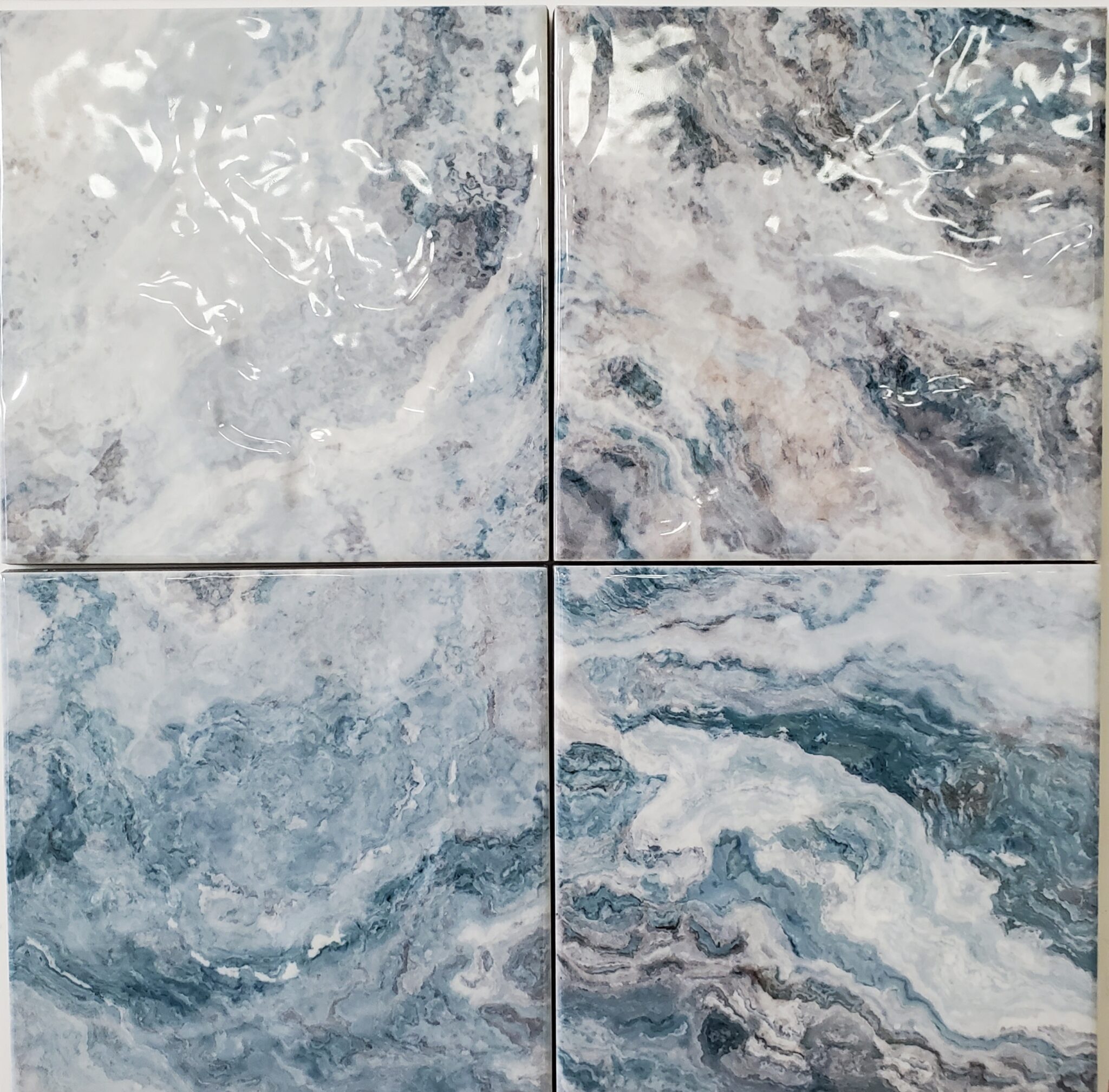 Cloud Aqua 6x6 - Treasure Tile